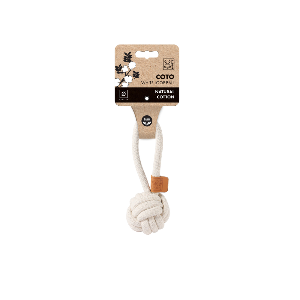 COTO White Loop Ball – M-PETS