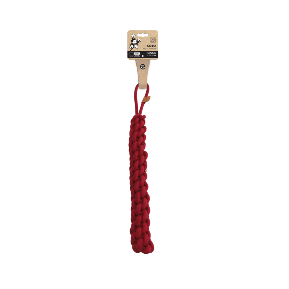 COTO Eco rope dog toys Red Loop Bar – M-PETS
