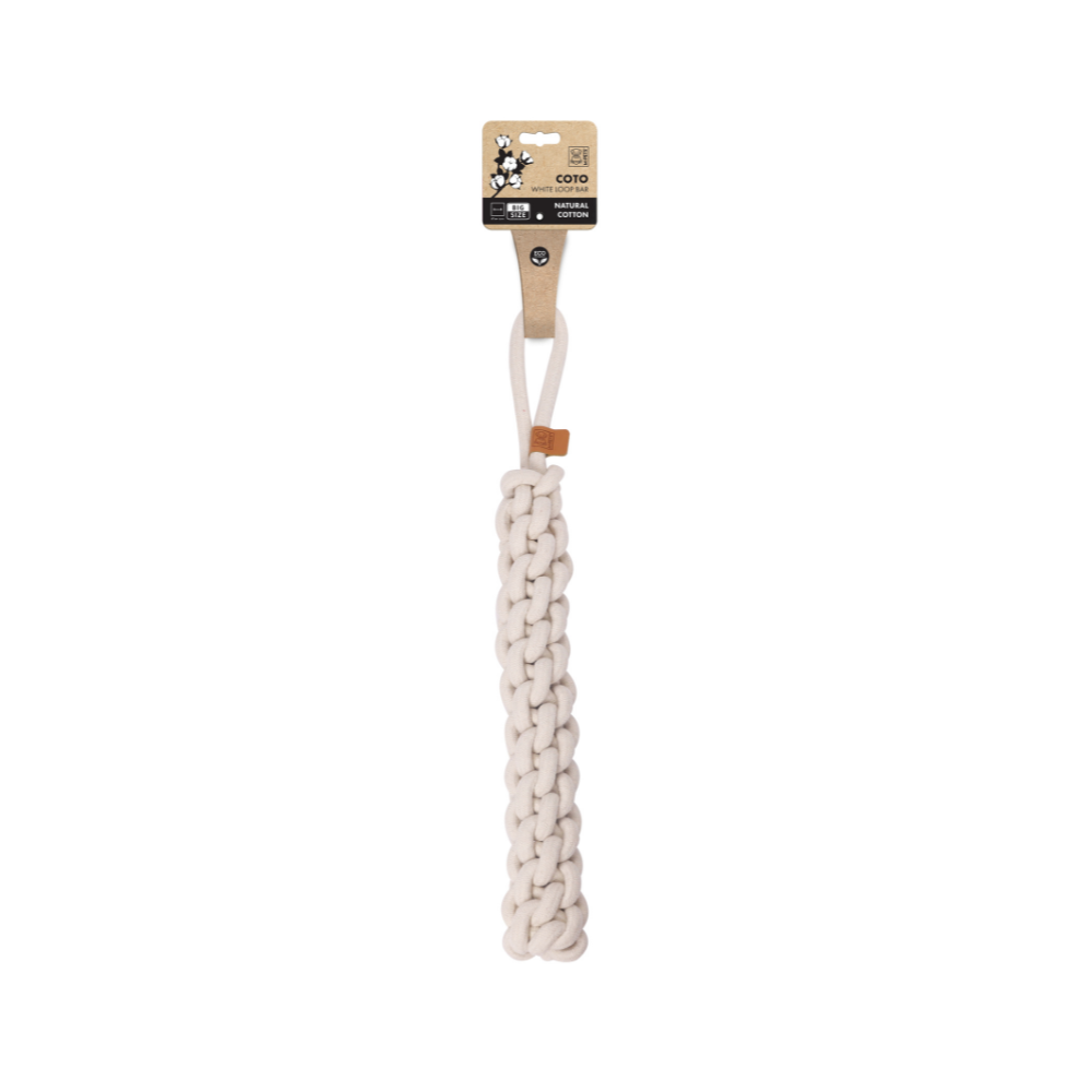 COTO Eco rope dog toys White Loop Bar – M-PETS