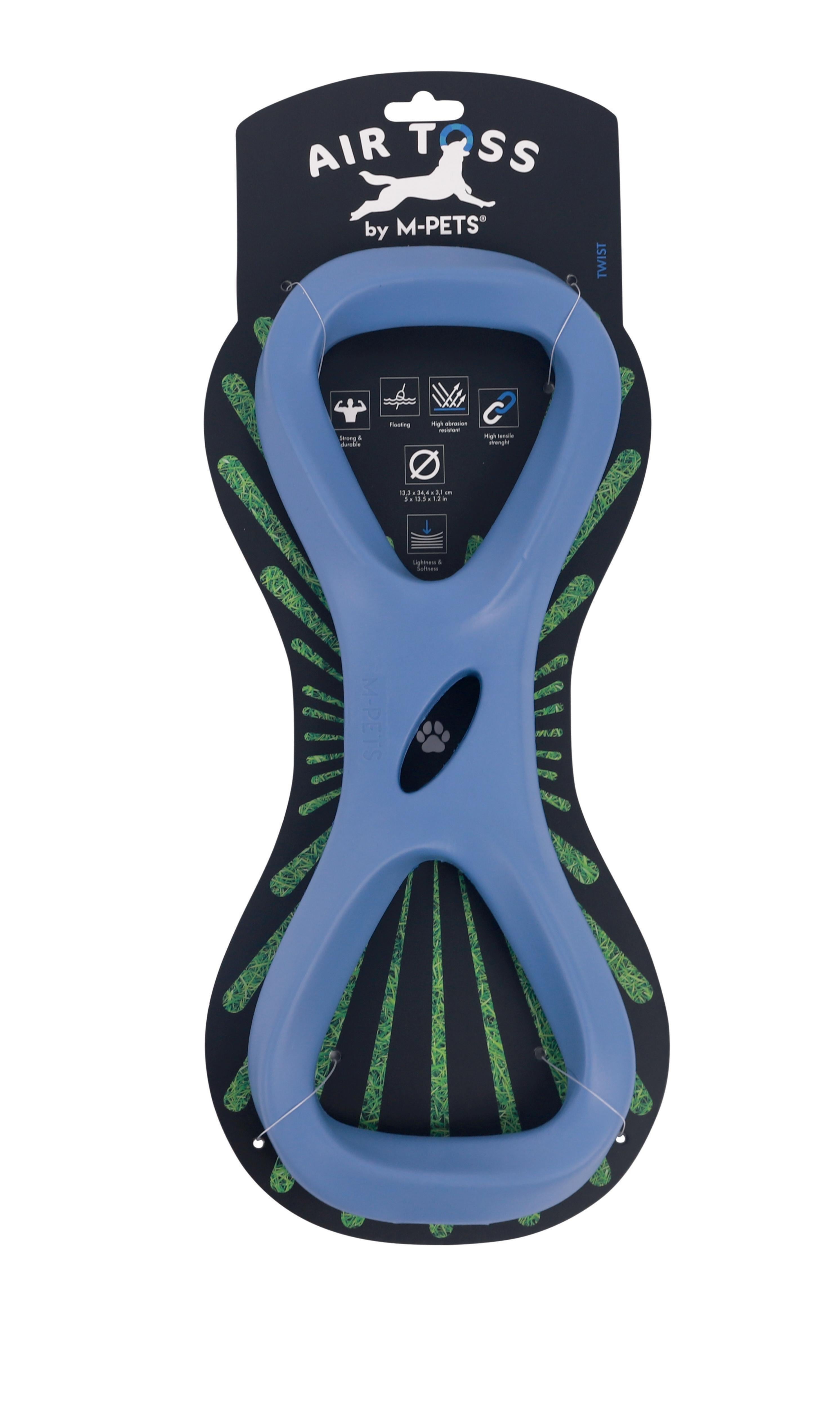 AIR TOSS Dog Floating Toy Twist - Blue – M-PETS
