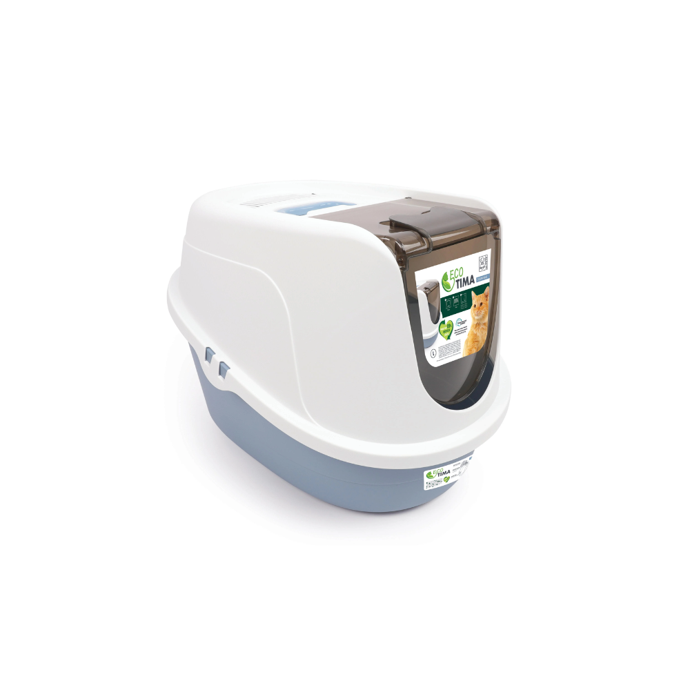 ECO TIMA Cat Litter Box - Ocean Blue – M-PETS