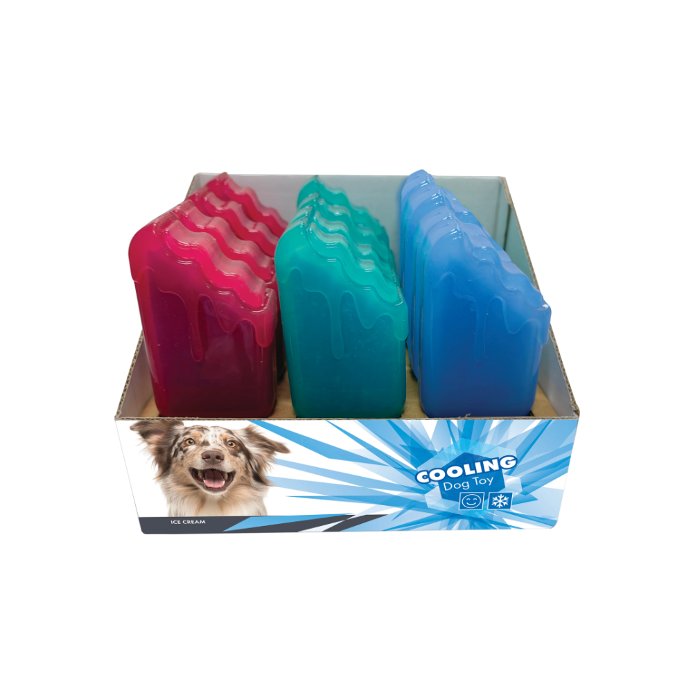 COOLING Dog Toy ice cream Display - 12 pcs – M-PETS
