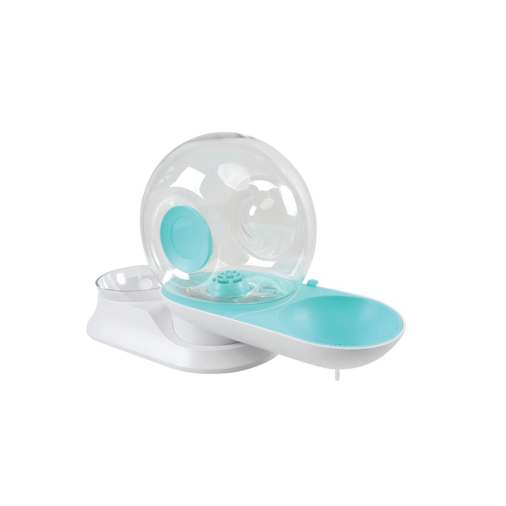 SNAIL COMBI Food & Water Dispenser Blue – M-PETS