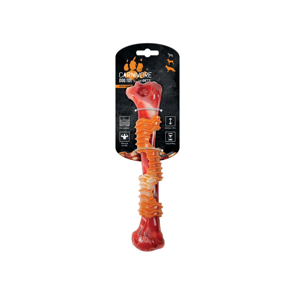 CARNIVORE Dog Toy Stick Bone - Bacon scent – M-PETS