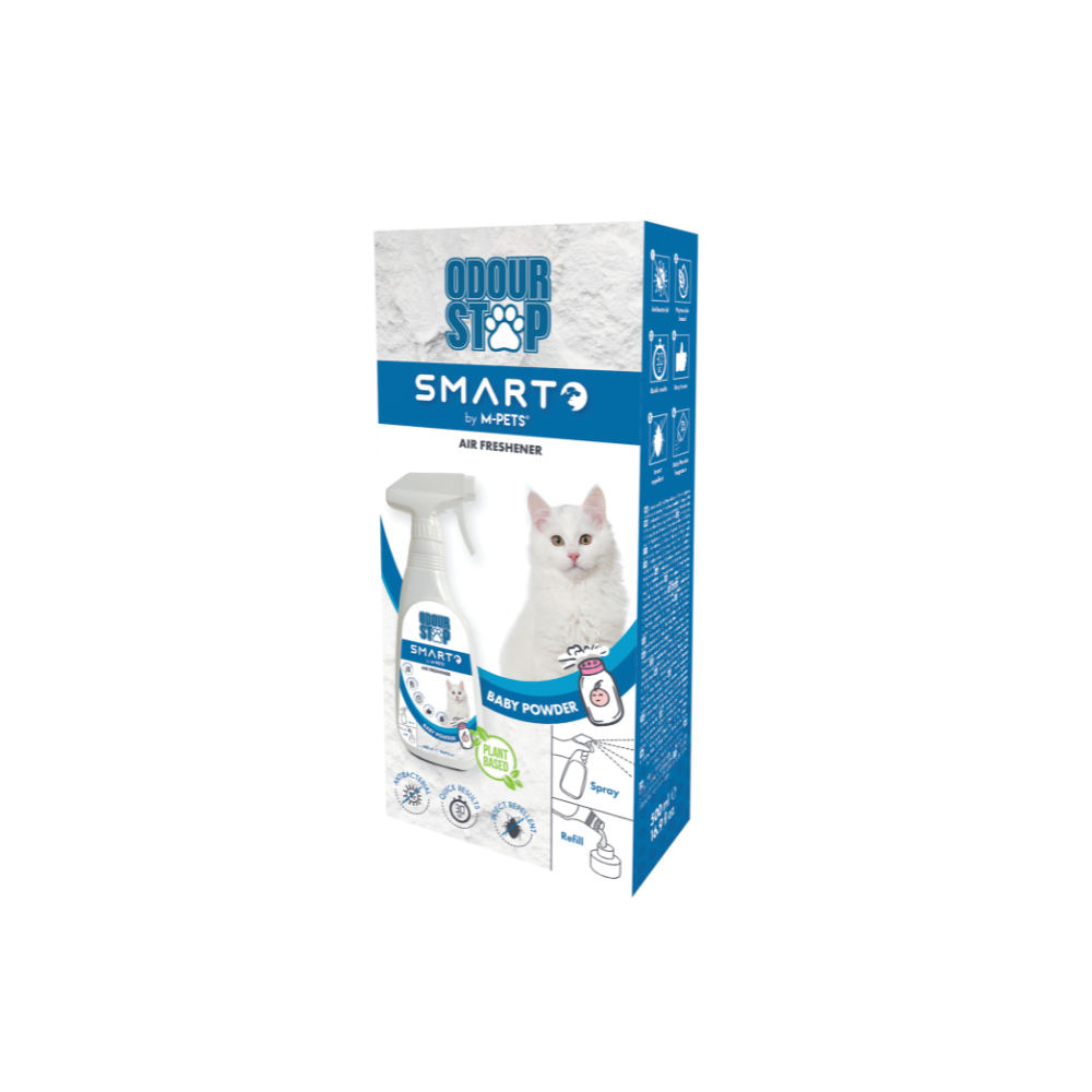 Odour Stop Air Freshener Spray - Smarto cat litter box Refill – M-PETS