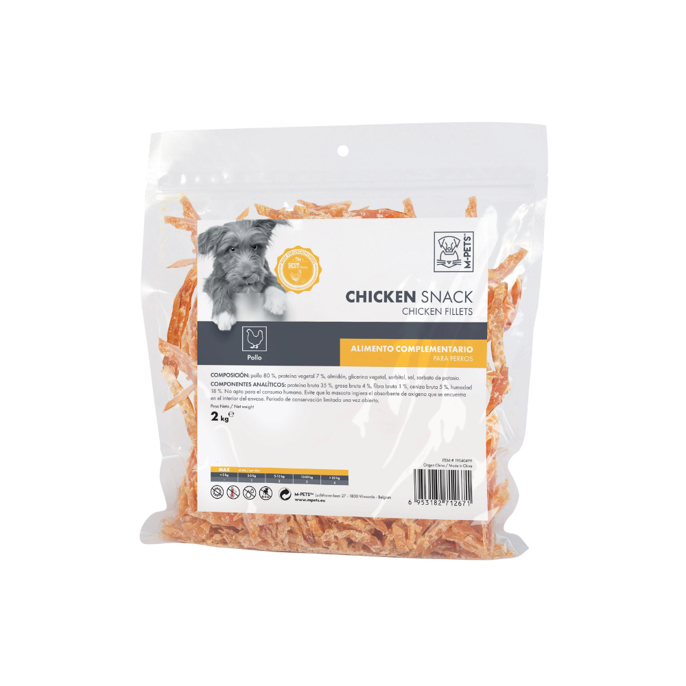 CHICKEN FILLETS Dog Treat - 2 kg – M-PETS